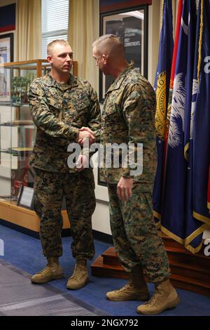 Gunnery Sgt. Warren Webber, the 6th Marine Corps District Comptroller ...