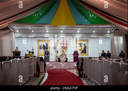 Friday February 3rd 2023: Juba South Sudan. A welcome party for The ...