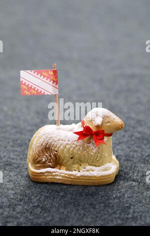 homemade agneau pascal, easter lamb cake Stock Photo - Alamy