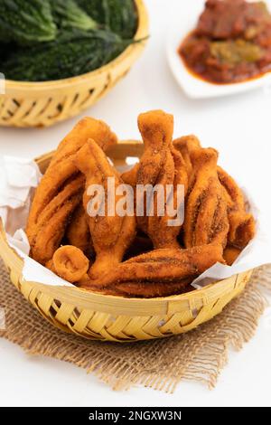 Namkeen Karela Mathri Also Called Matthi, Mathiya, Mathi, Farsi Poori ...