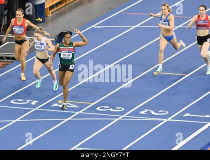 Success Eduan wins the Womens 200m final at the UK Athletics ...
