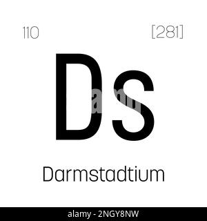 Cu Copper Chemical Element Periodic Table. Single vector illustration ...