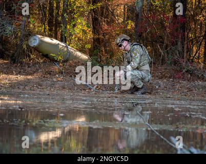 Senior Airman Nicholas Farrar, 4th Civil Engineer Squadron explosive ...