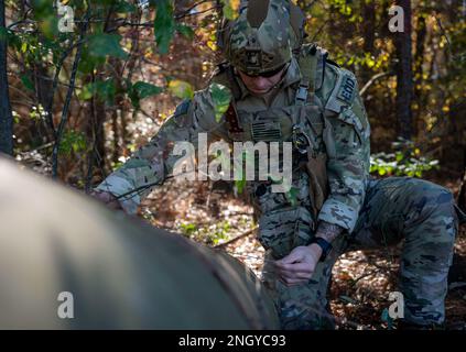 Senior Airman Nicholas Farrar, 4th Civil Engineer Squadron explosive ...