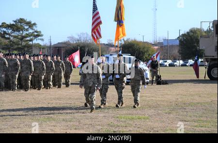 Command Sgt. Maj. Terrence Reyes, Chief Warrant Officer 5 Michael Maine, and Col. Richard Tucker ...