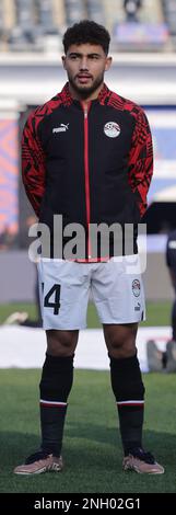 Egypt, Cairo, 19 February 2023 - Team photo of Egypt under 20 - Mostafa ...