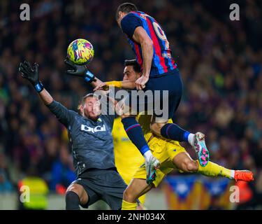 Robert LEWANDOWSKI of Barcelona during the Spanish championship LaLiga ...