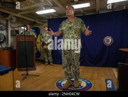 NAVAL BASE GUAM (Dec. 2, 2022) Rear Adm. Jeff Jablon, commander, Submarine Force, U.S. Pacific ...