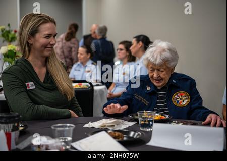 Mrs. Shirley Reagor, an original member of the U.S. Coast Guard Women's ...