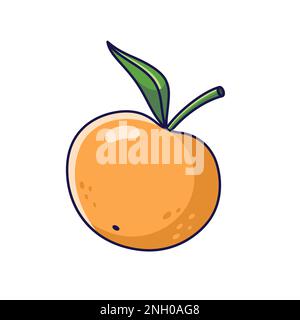 Mandarin icon, flat style Stock Vector Image & Art - Alamy