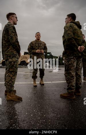 U.S. Marines participating in the Annual Rifle Qualification use ...