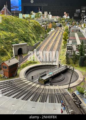 Detailed model of different cities on the planet earth Stock Photo - Alamy