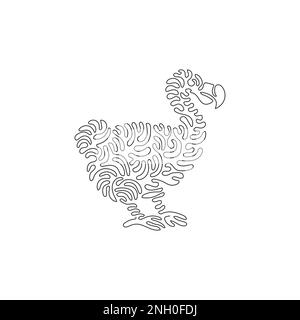 Dodo bird extinct animal illustration Stock Vector Image & Art - Alamy