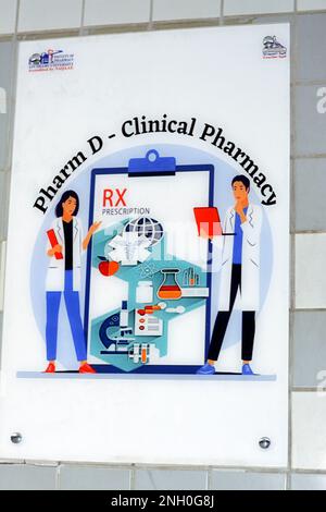 Egyptian University faculty of Pharmacy building, Translation of Arabic ...