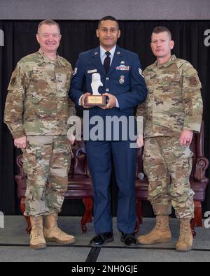 Brig. Gen. Rolf Mammen, 127th Wing Commander, Senior Master Sgt. Adam ...