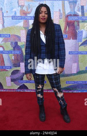 Brittany Campbell, at Opening Night For "Sunday In The Park With George ...
