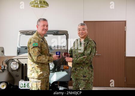 From left, Australian Army Major General Scott Winter, Commander 1st ...