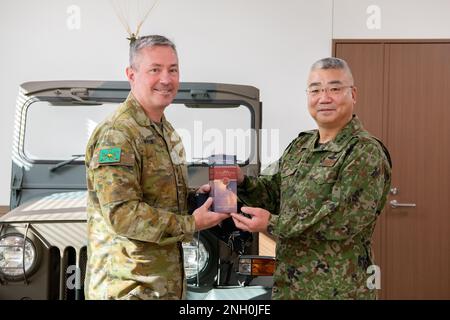 From left, Australian Army Major General Scott Winter, Commander 1st ...