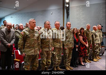 The official party, consisting of Army Maj. Gen Shawn Manke, Minnesota ...
