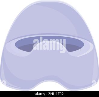 Baby potty icon cartoon vector. Kid child. Training plastic. Baby potty ...