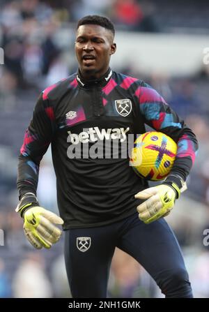 West Ham United's Joseph Anang and First Team goalkeeper coach Xavi ...