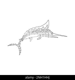 A big blue marlin fish vector Stock Vector Image & Art - Alamy
