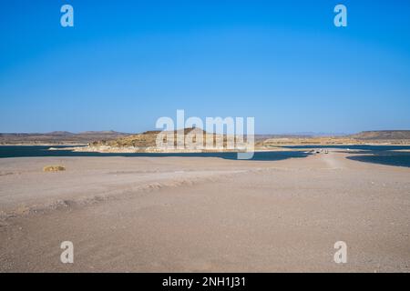 An overlooking view in Elephant Butte, New Mexico Stock Photo - Alamy