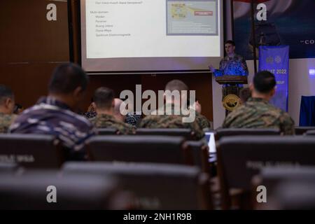Lt. Thomas Lucic, assigned to Destroyer Squadron (DESRON) 7, conducts a ...