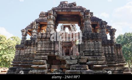 Temple with all four sides open and no Garbhagriha of Chandela dynasty ...