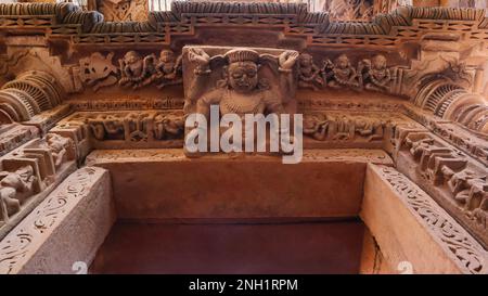 Entrance Stairs of Ajaygarh Fort, Ajaigarh was founded in 1765 by Guman ...
