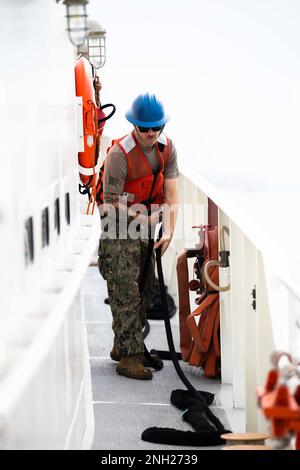 Fast response cutter USCGC Cutter Emlen Tunnel (WPC 1145) operate in ...