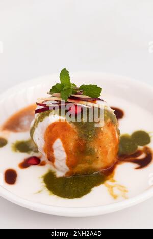 Dahi Bhalla Also Called Dahi Vada, Dahi Bhalle Or Dahi Bada Are Fried ...