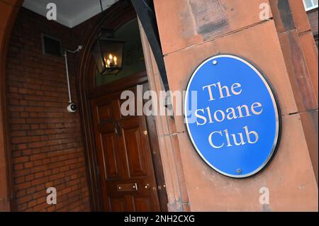 The Sloane Club in Chelsea, London, UK. February 2023 Stock Photo - Alamy