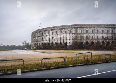 Congress Hall view of Nazi Party Rally Grounds - Nuremberg, Bavaria ...