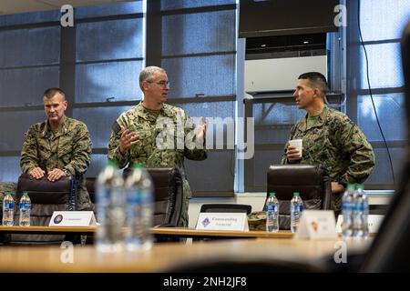 U.S. Marine Maj. Gen. Benjamin T. Watson, the commanding general of 1st ...