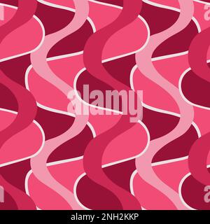 Undulating seamlessly repeating wallpaper pattern Stock Photo - Alamy