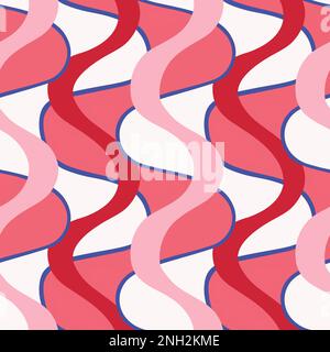 Undulating seamlessly repeating wallpaper pattern Stock Photo - Alamy