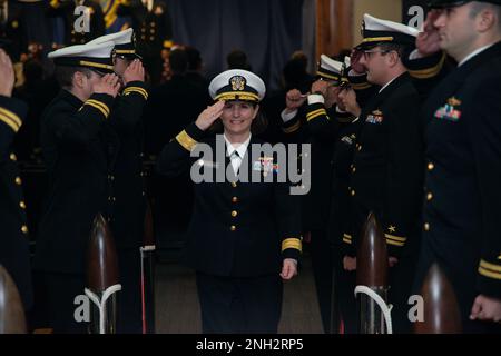 NEWPORT, R.I. (Dec. 8, 2022) Rear Adm. Jennifer Couture, commander ...
