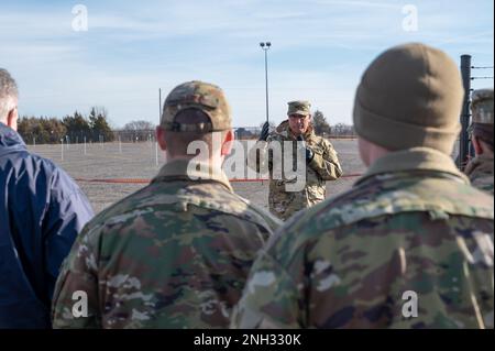 Colonel Nate Vogel, 22nd Air Refueling Wing commander, and Maj. Melissa ...