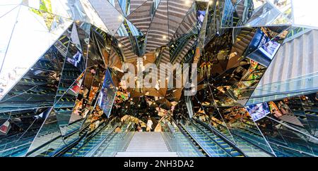 Hall of Mirrors entrance at the Tokyu Plaza building in Omotesando ...