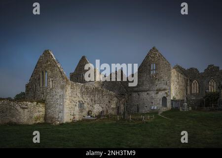 Ruins of Askeaton Franciscan Friary on River Deel in Askeaton, co ...