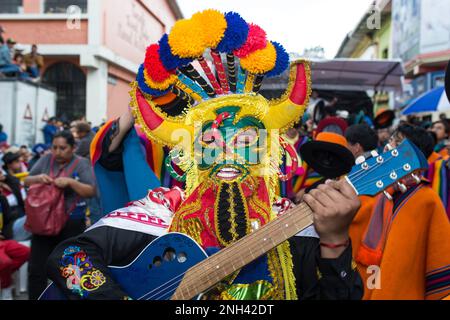 Guaranda, Ecuador. 19th Feb, 2023. The Carnival of Guaranda was ...