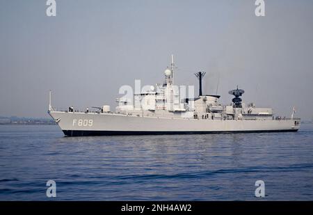 HNLMS Van Kinsbergen (F809) a Kortenaer Class Frigate of the Royal ...