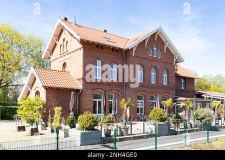 Reken railway station reception building, Reken, Muensterland, North ...