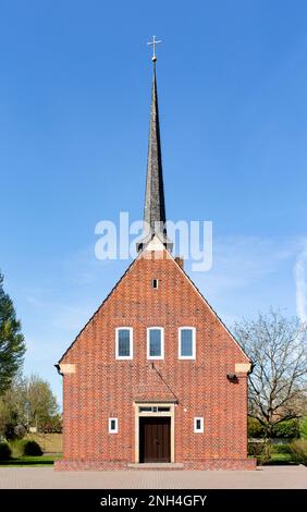 Evangelical Cross Church, Velen, Muensterland, North Rhine-Westphalia ...