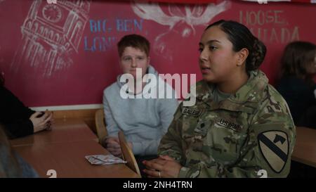 Greywolf trooper, Spc. Genesis Gallegos, assigned to Brigade Support ...