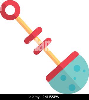 Toy shovel icon. Childhood play fun cartoon and game theme. Isolated ...