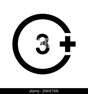 Prohibition no baby for 0-3 sign. Not suitable for children under 3 ...