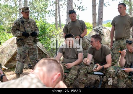 Staff Sgt. Daniel Daman, an observer coach/trainer for 1st Training ...
