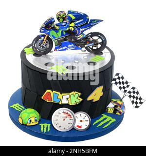 Moviestar Yamaha MotoGP rider, Valentino Rossi. Modern wafer paper ...